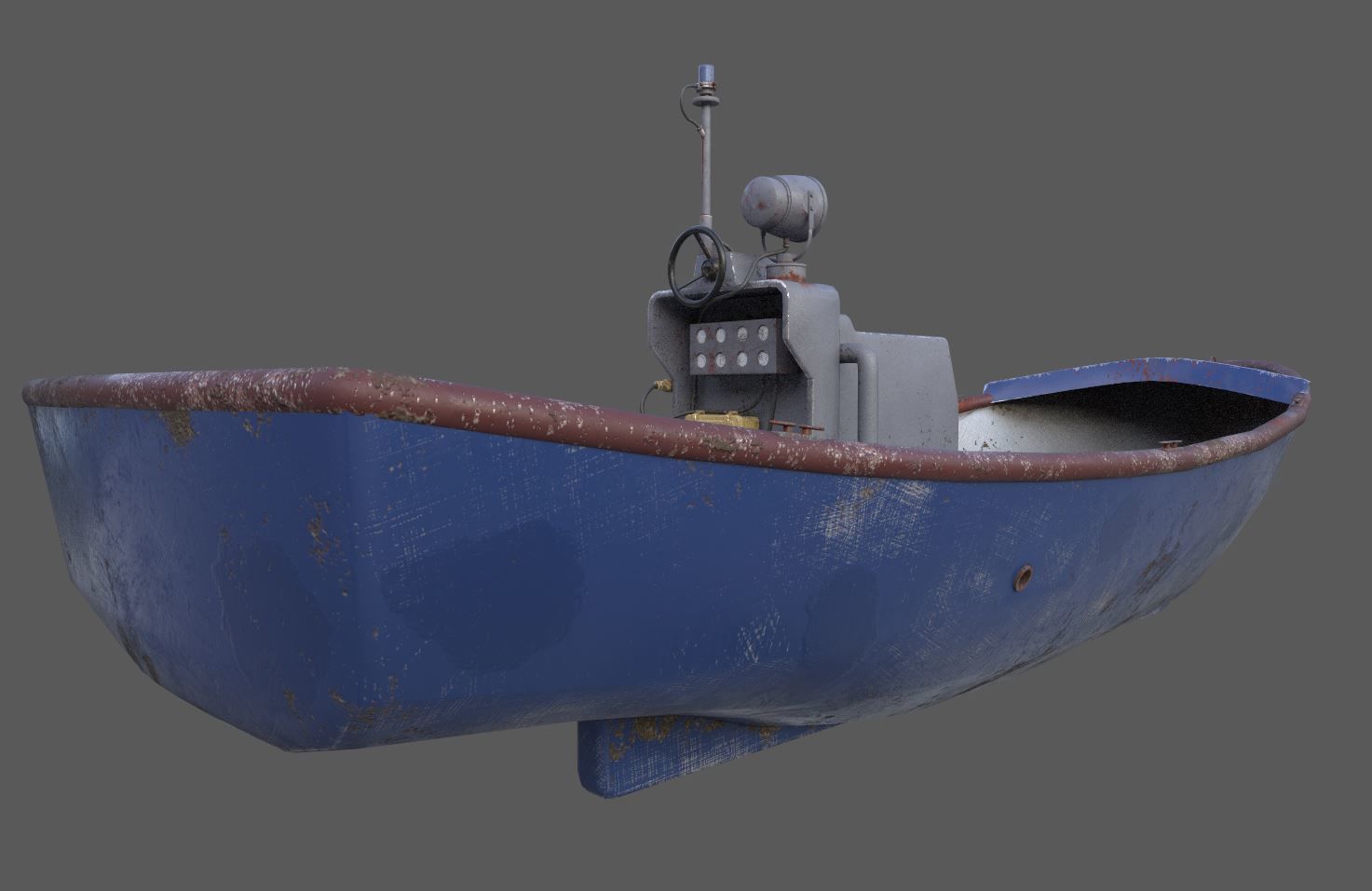 Motor Boat free VR / AR / low-poly 3D model | CGTrader