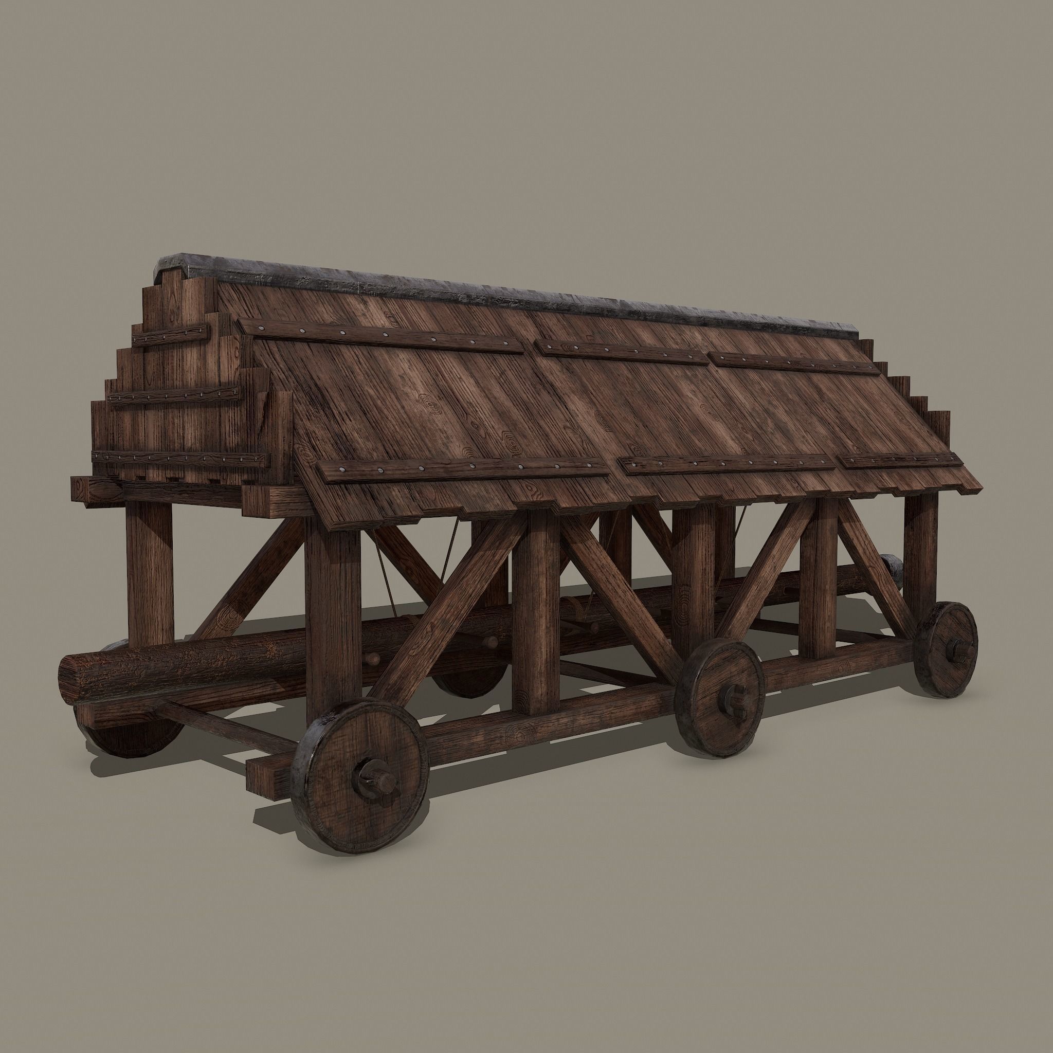 3D model Battering Ram VR / AR / low-poly rigged animated | CGTrader
