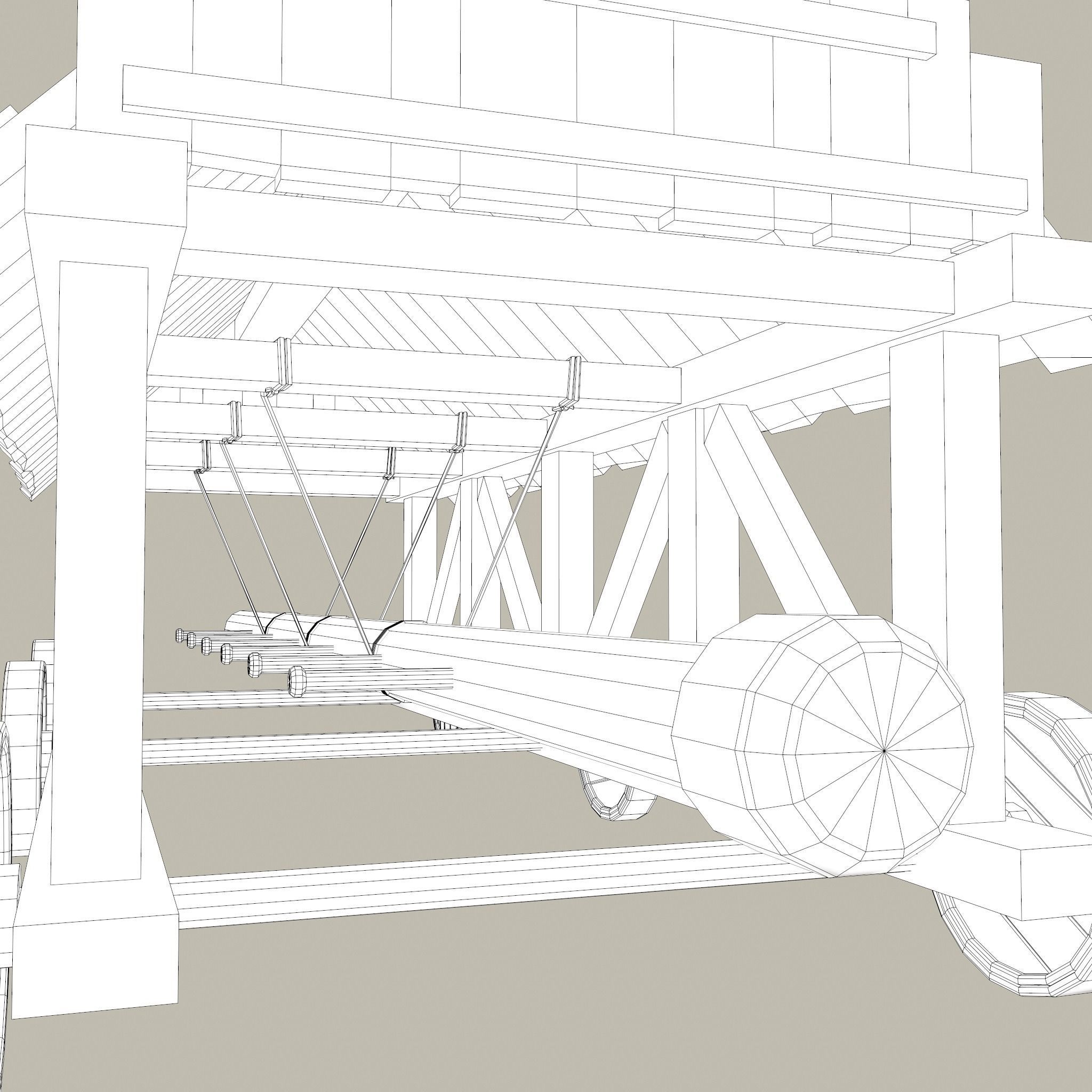 3D model Battering Ram VR / AR / low-poly rigged animated | CGTrader