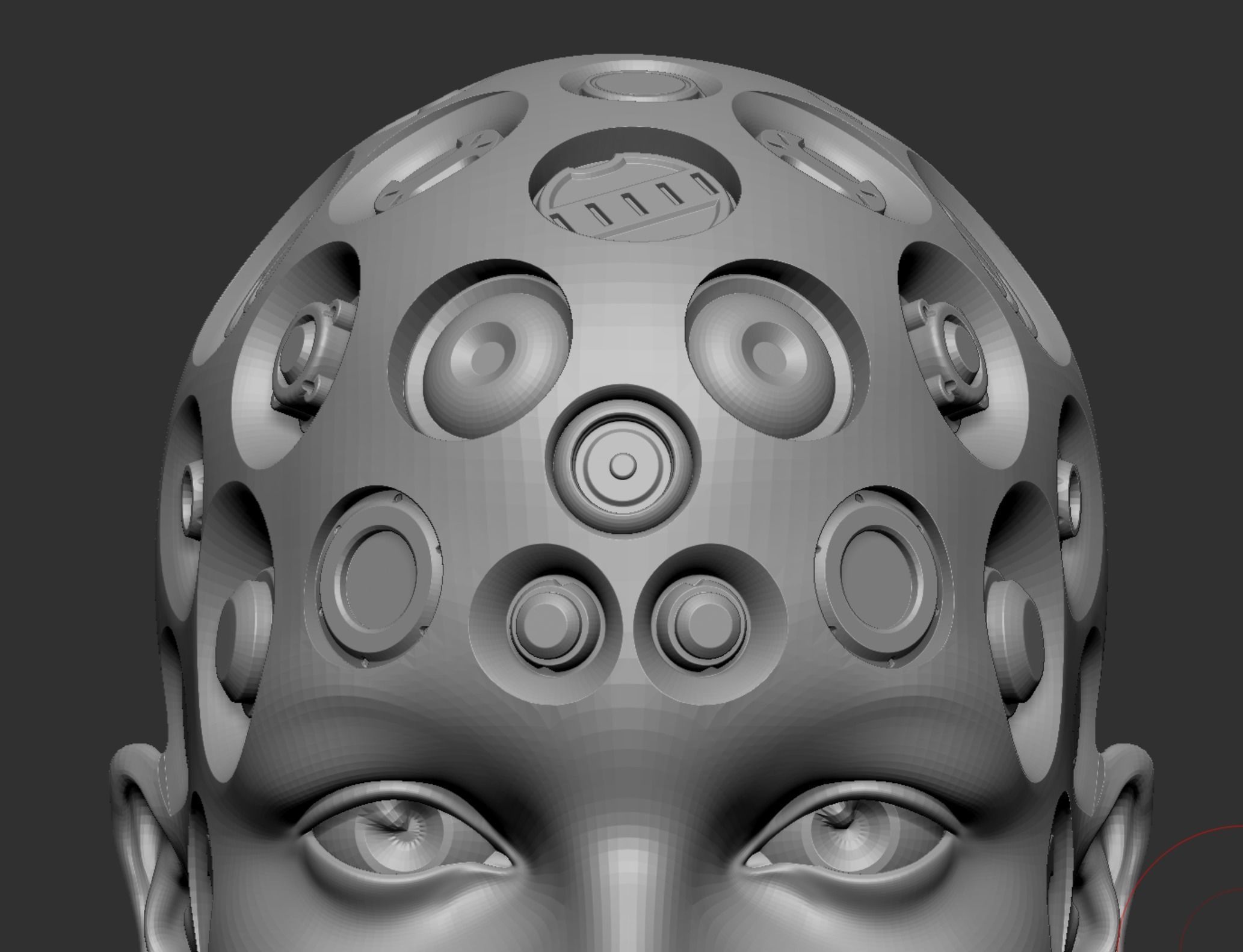ZBrush IMM Boolean brushes for hard surfaces 3D model | CGTrader