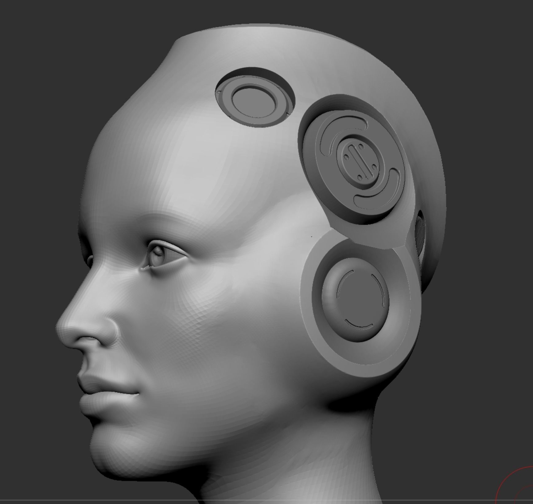 ZBrush IMM Boolean brushes for hard surfaces 3D model | CGTrader