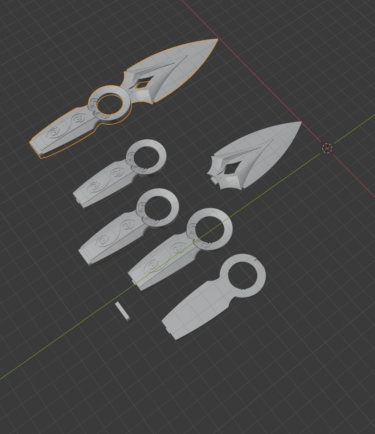 Valorant jett blade Knife 3d model stl for printing 3D model 3D ...