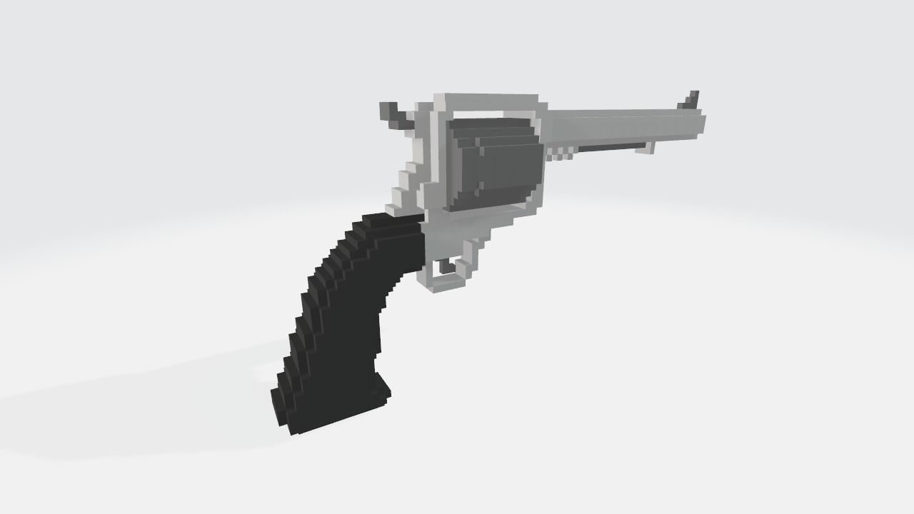 3D model Voxel Gun VR / AR / low-poly | CGTrader