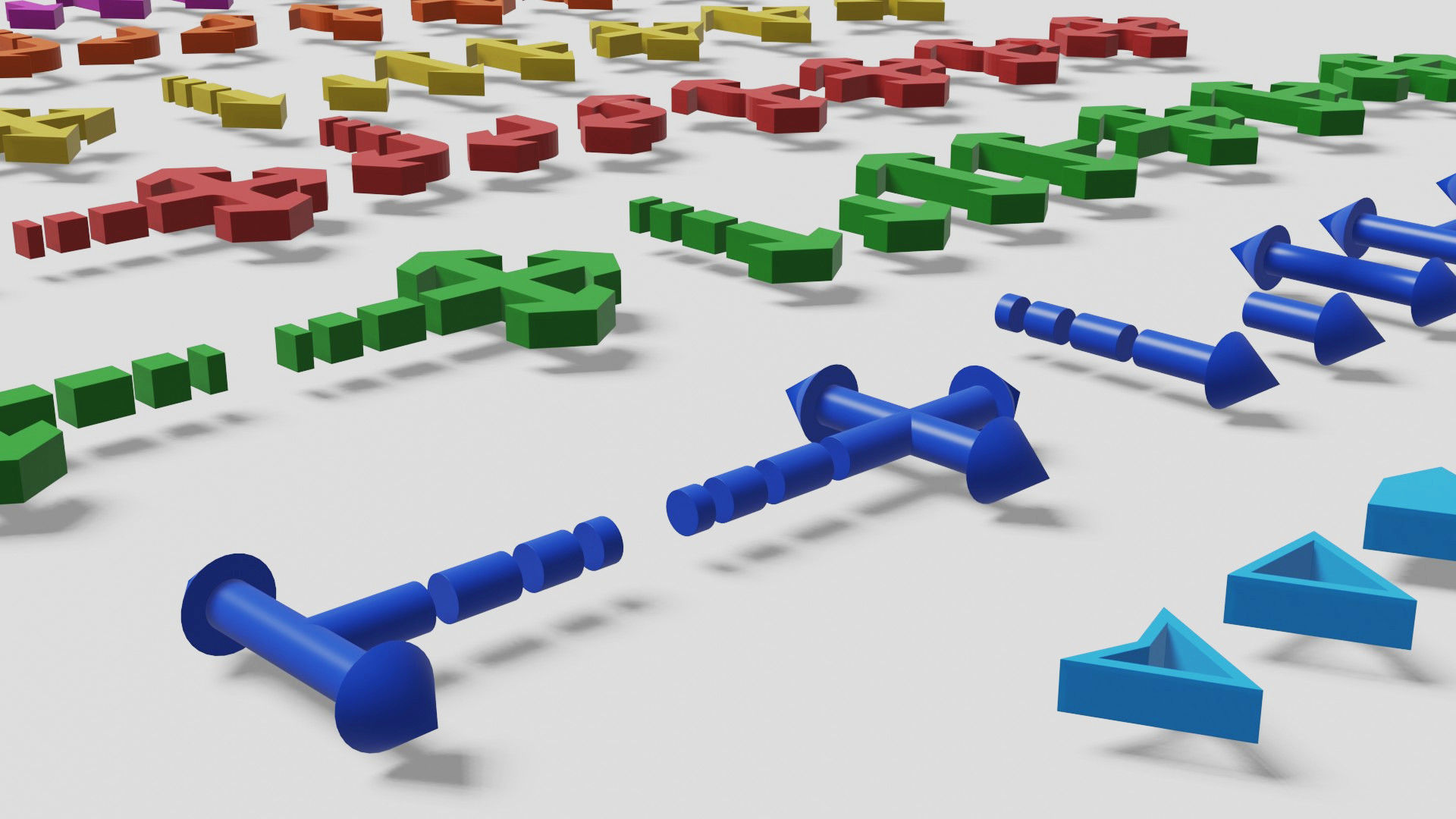 88 Arrows Collection 3D model | CGTrader