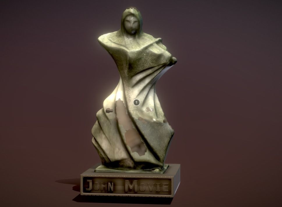 Female statue free 3D model 3D printable | CGTrader