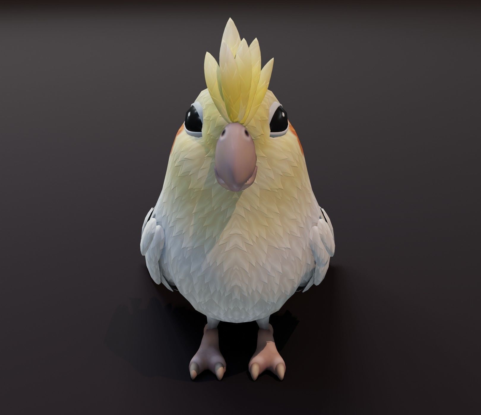 3D model Cartoon Parrot Bird 3D Model VR / AR / low-poly | CGTrader