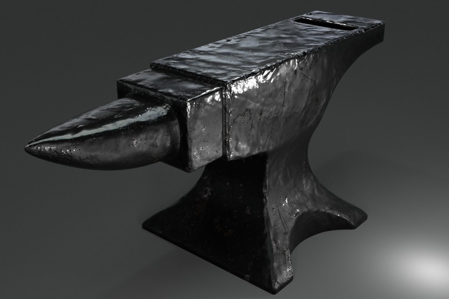 3D model Anvil and iron material VR / AR / low-poly | CGTrader