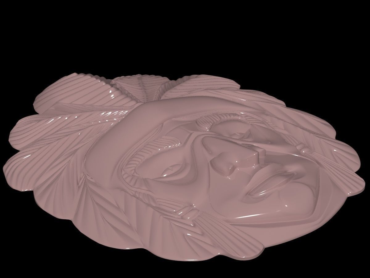 mask indian 3D model | CGTrader