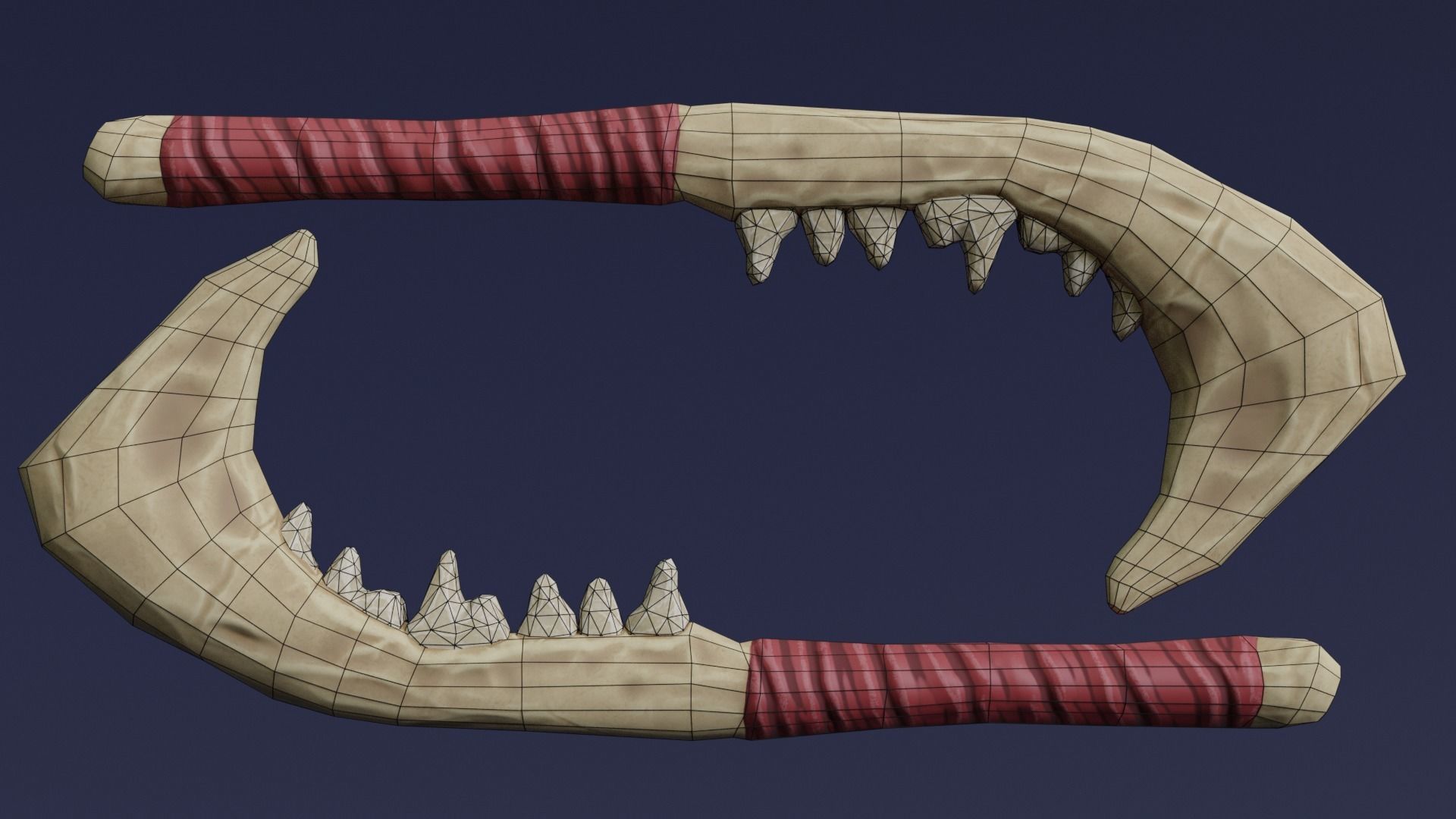 3D model Bones Sword VR / AR / low-poly | CGTrader