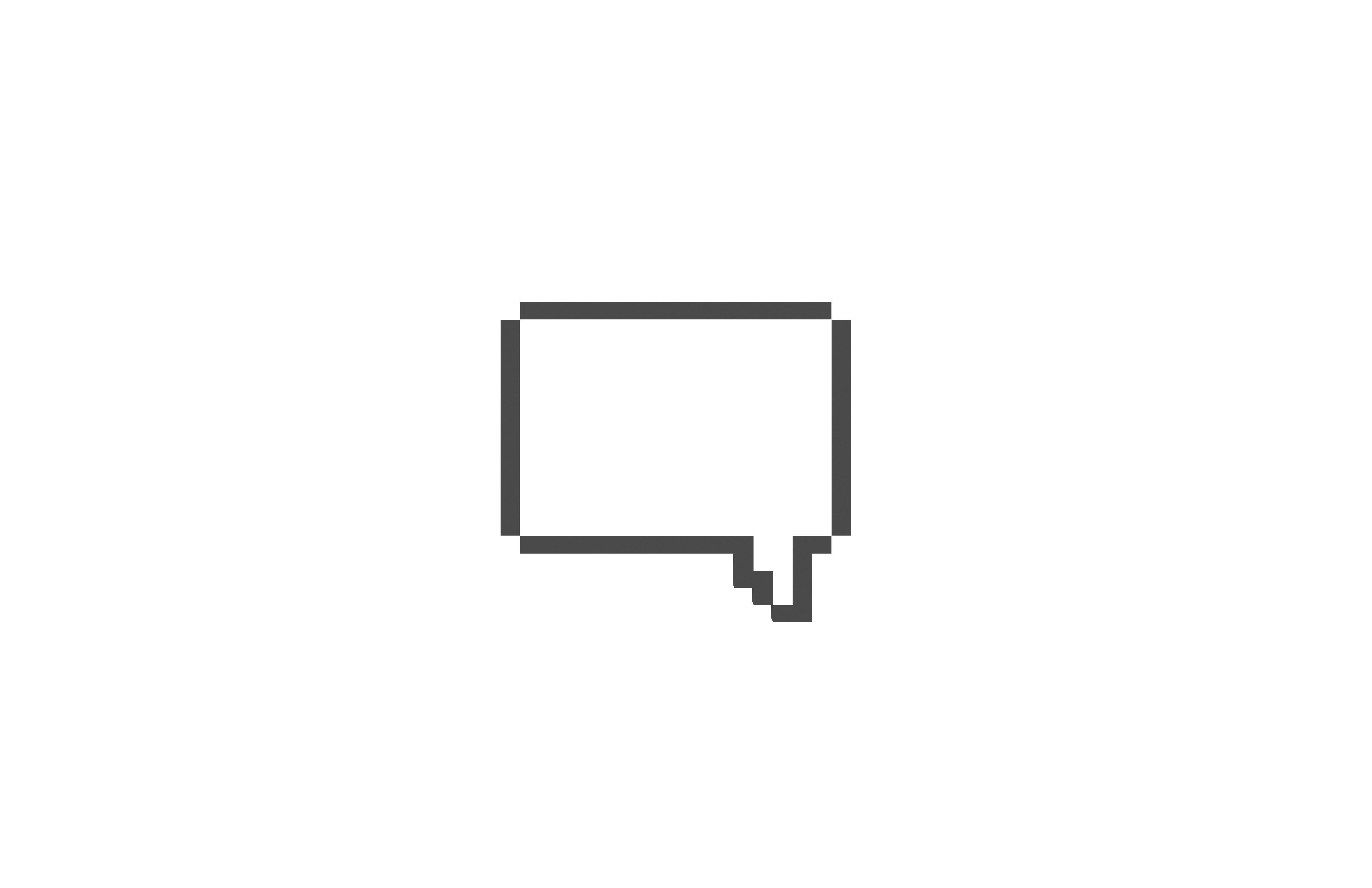 3D model Pixel Speech Bubbles v3 001 VR / AR / low-poly | CGTrader