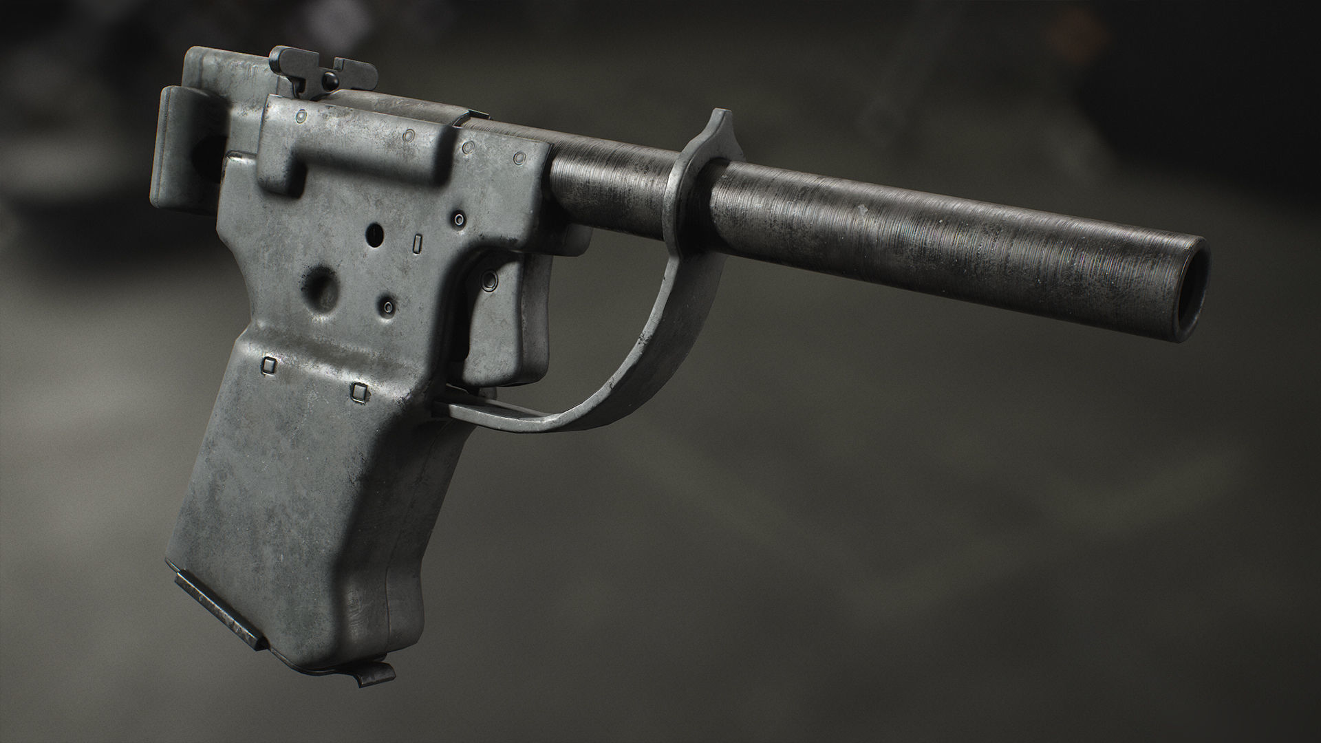 3D model PBR American FP-45 Liberator Pistol VR / AR / low-poly | CGTrader