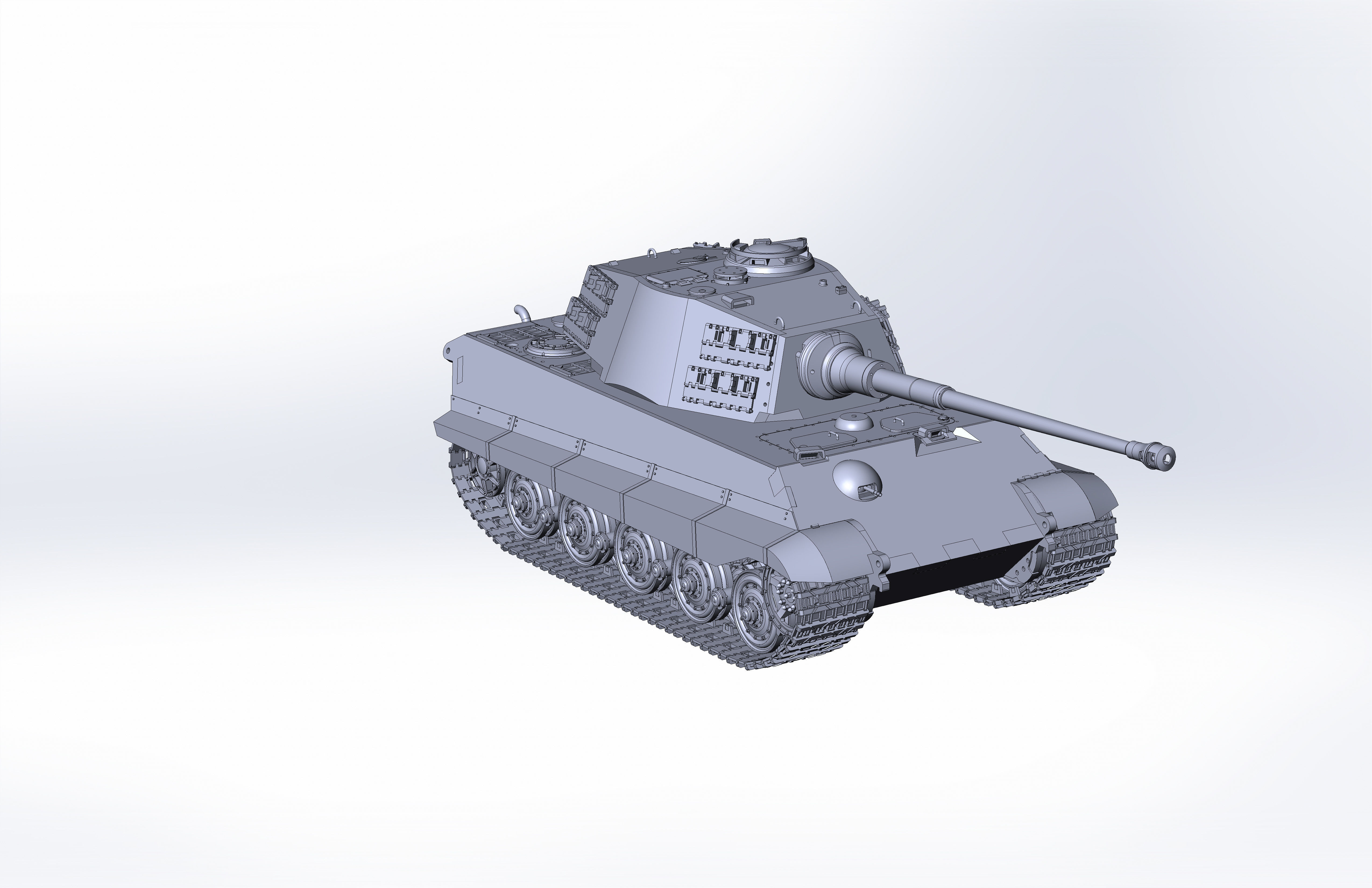King Tiger 3D model | CGTrader