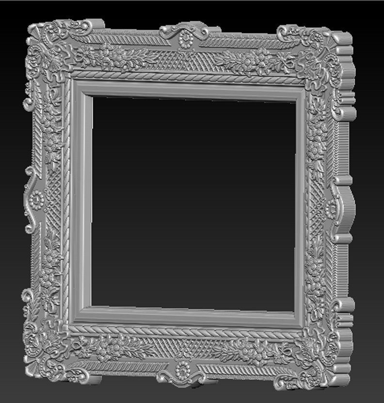 Frame Relief 4 3D model 3D model 3D printable | CGTrader
