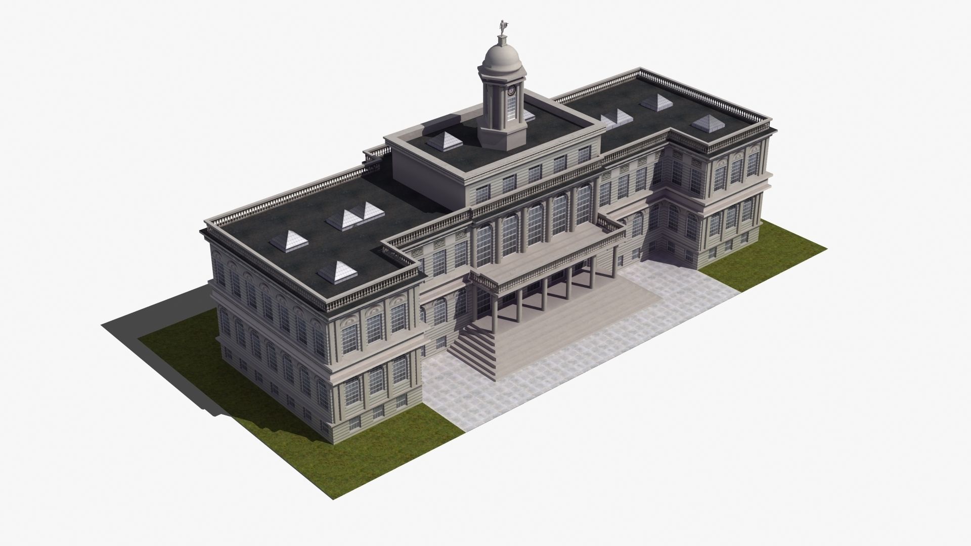 City Hall Building 3D model | CGTrader