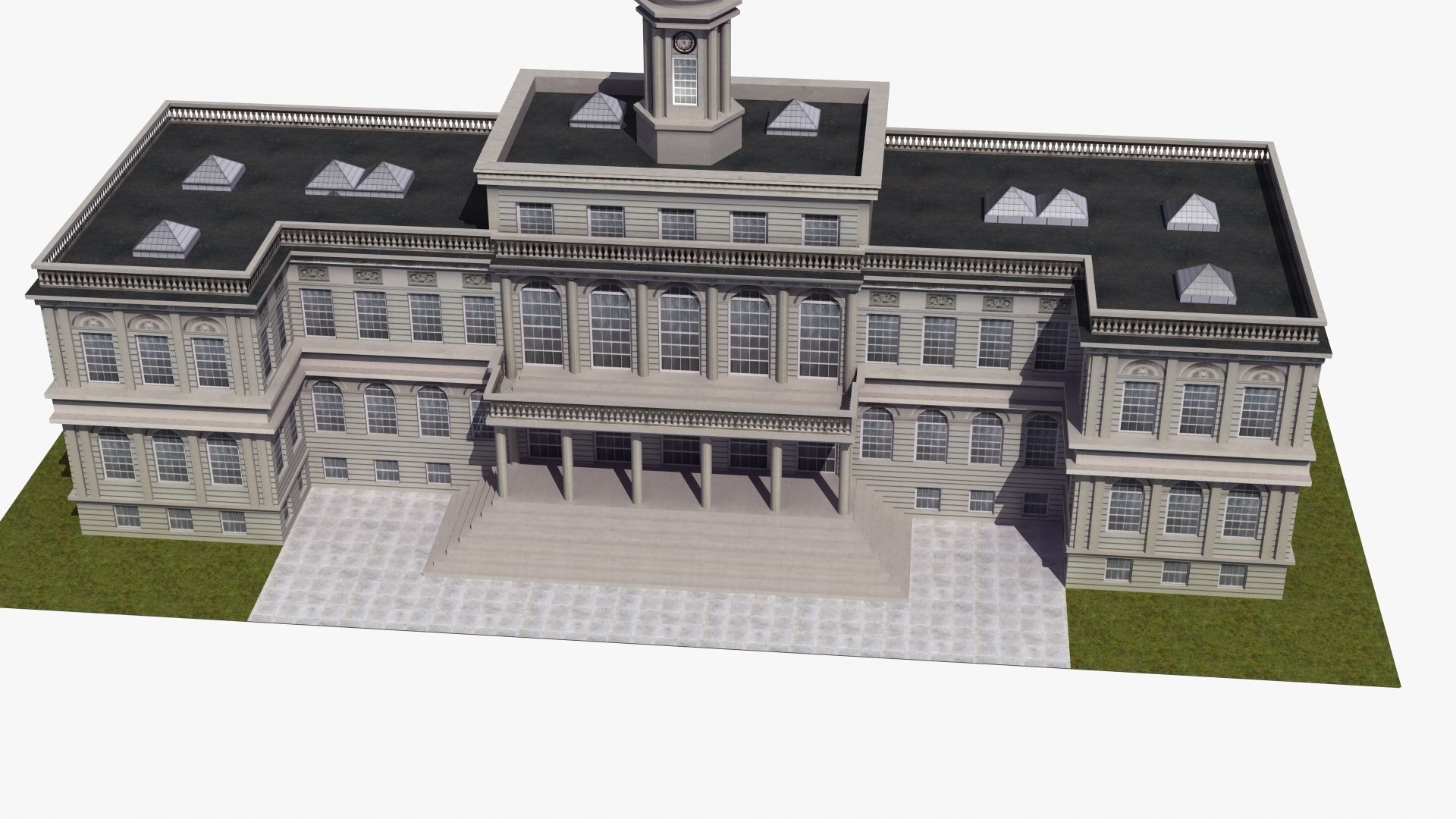 City Hall Building 3D model | CGTrader