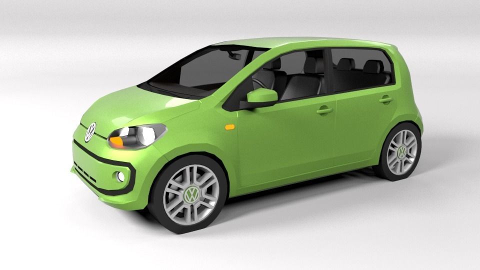 3D model VOLKSWAGEN VW UP LOWPOLY VR / AR / low-poly | CGTrader