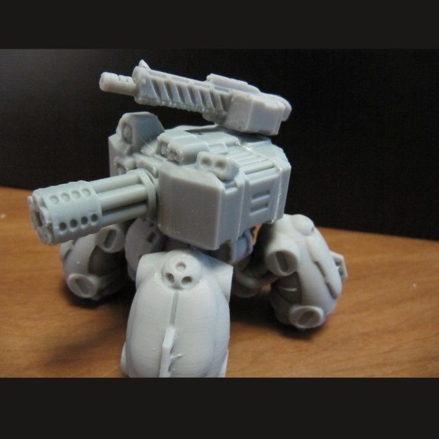 CHIBI-TECH SD - SCORPION-A VULCAN TURRET CORE 3D model 3D printable ...