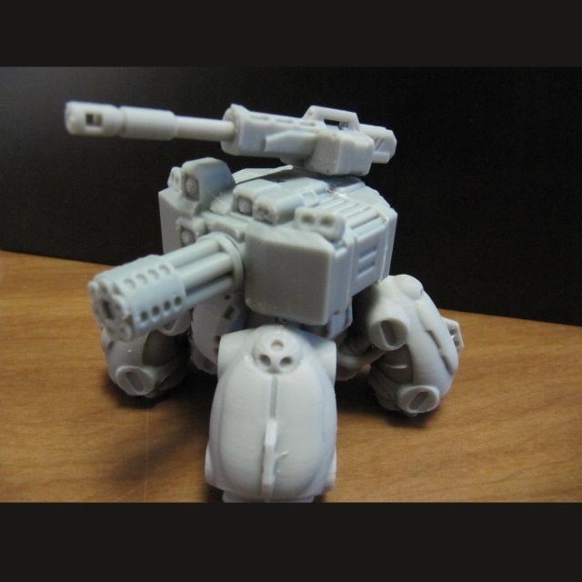 CHIBI-TECH SD - SCORPION-A VULCAN TURRET CORE 3D model 3D printable ...