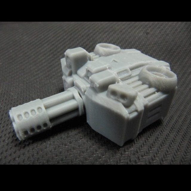 CHIBI-TECH SD - SCORPION-A VULCAN TURRET CORE 3D model 3D printable ...