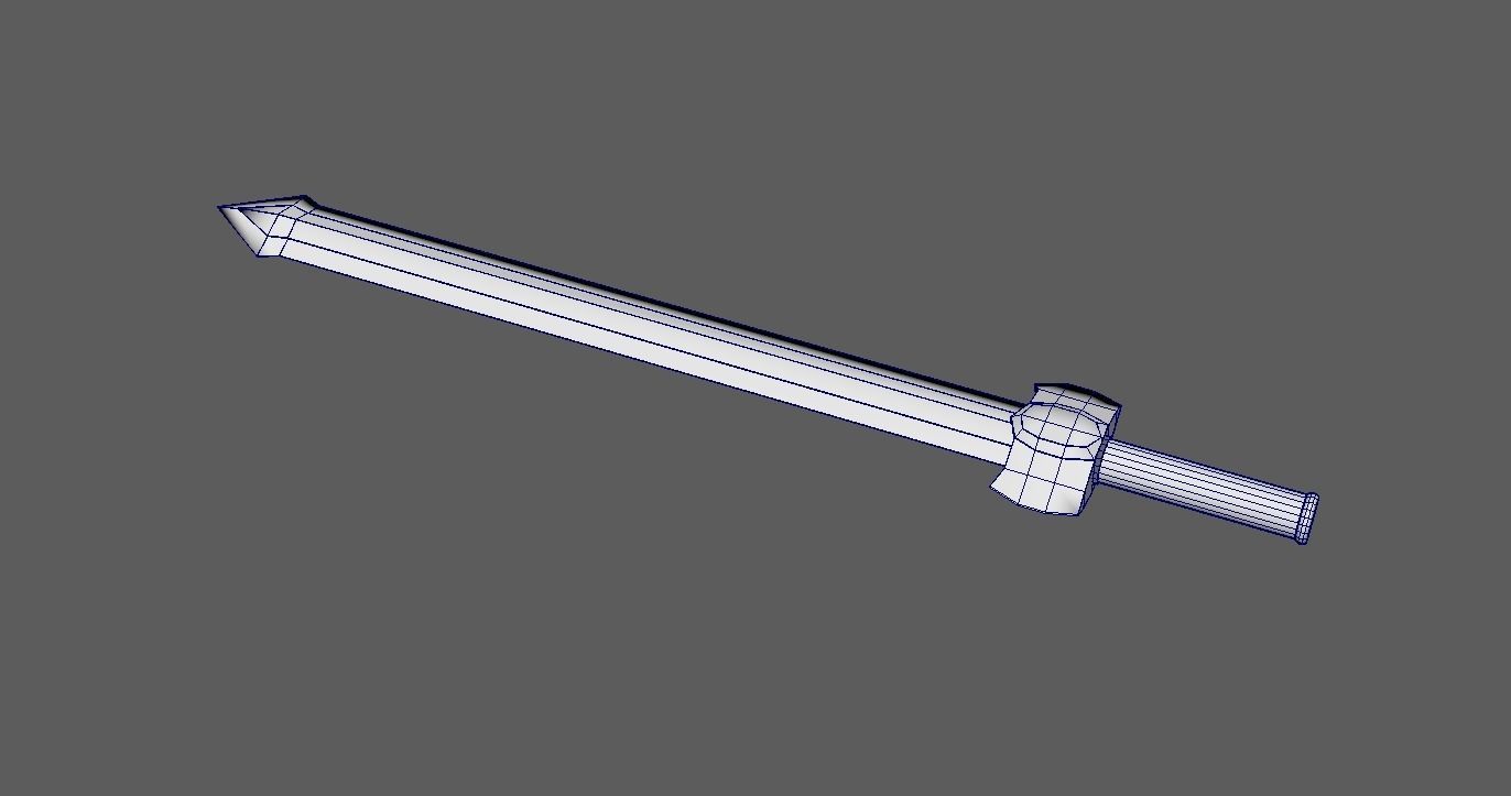 3D model Pedang hijau - Green Sword - VR / AR / low-poly | CGTrader