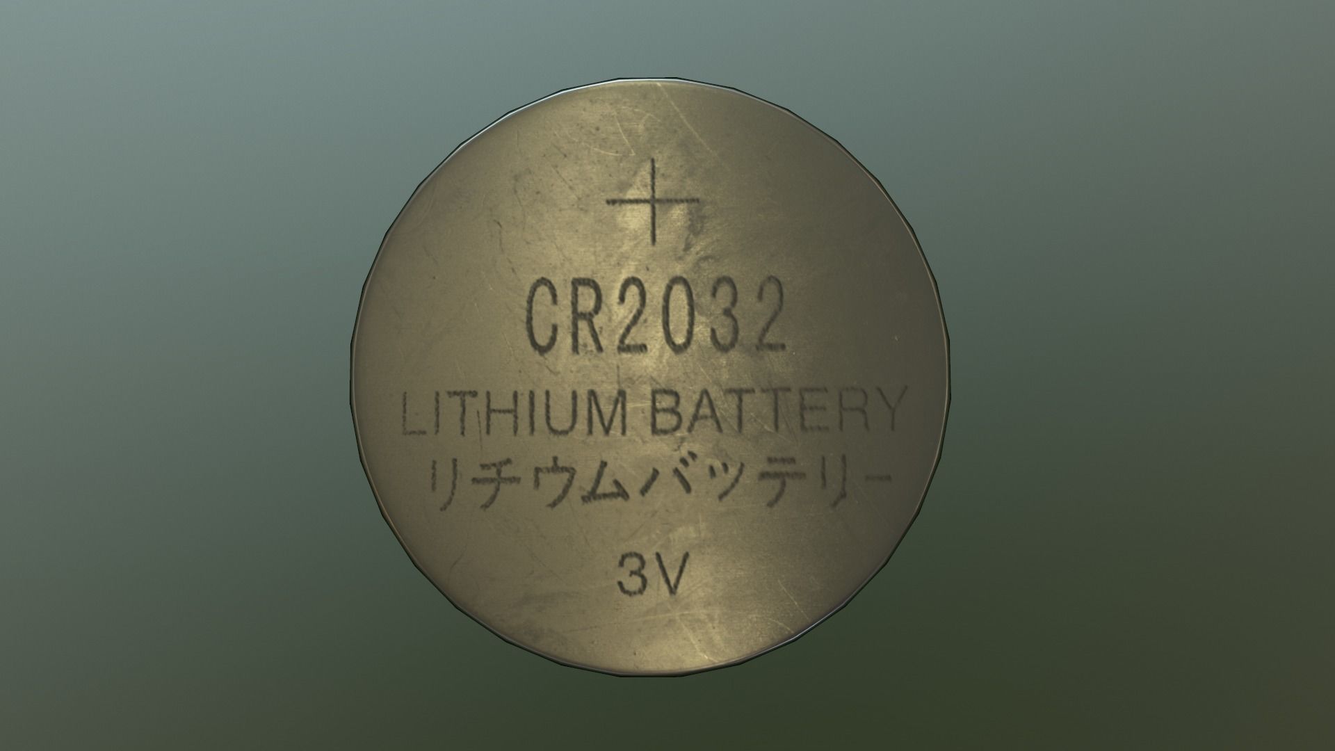 3D model Battery CR2032 VR / AR / low-poly | CGTrader