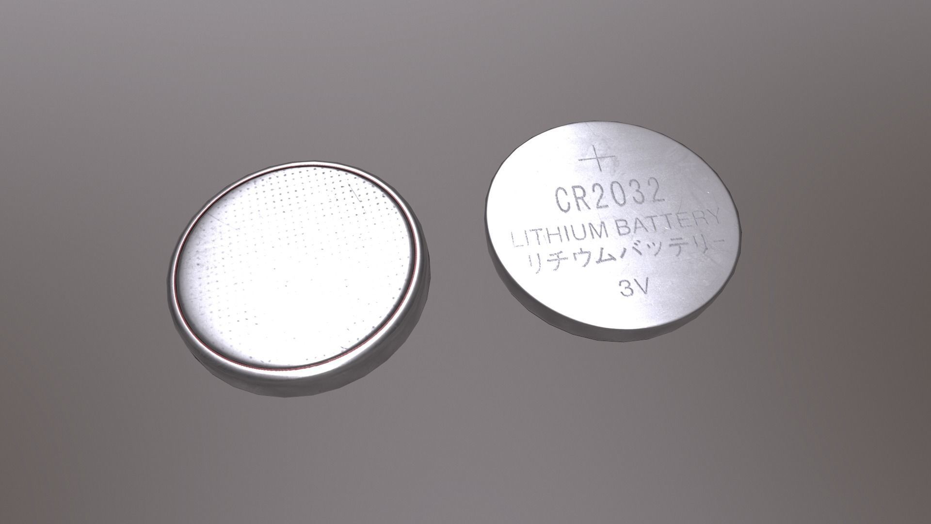 3D model Battery CR2032 VR / AR / low-poly | CGTrader