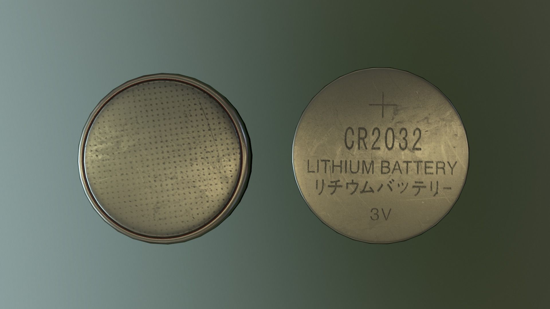 3D model Battery CR2032 VR / AR / low-poly | CGTrader