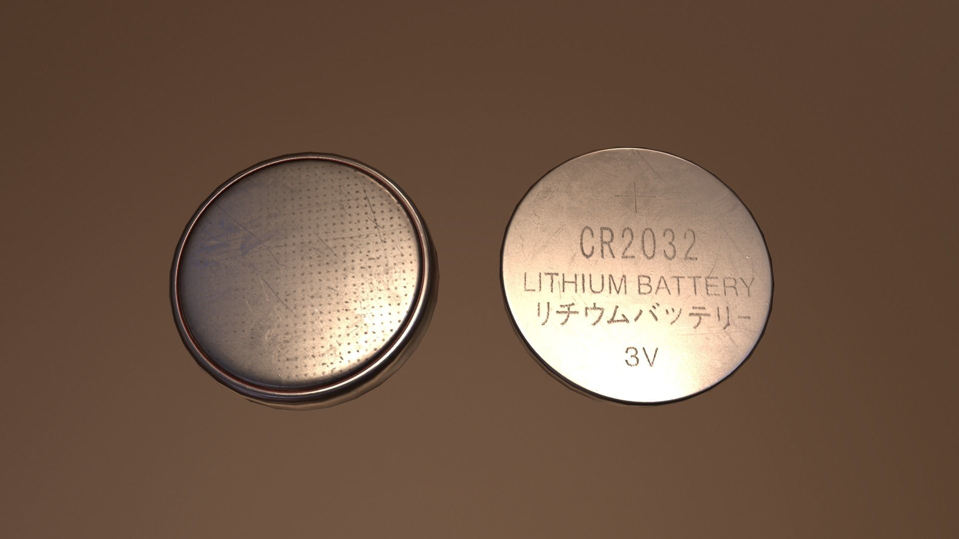 3D model Battery CR2032 VR / AR / low-poly | CGTrader