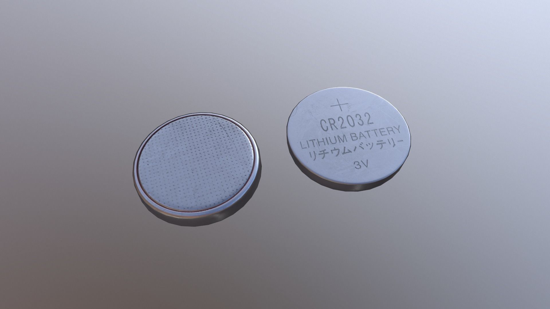3D model Battery CR2032 VR / AR / low-poly | CGTrader