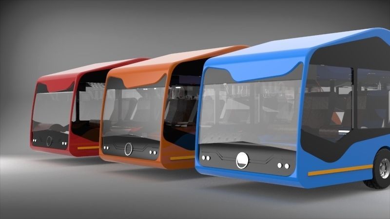Future Bus 2020 3D model | CGTrader