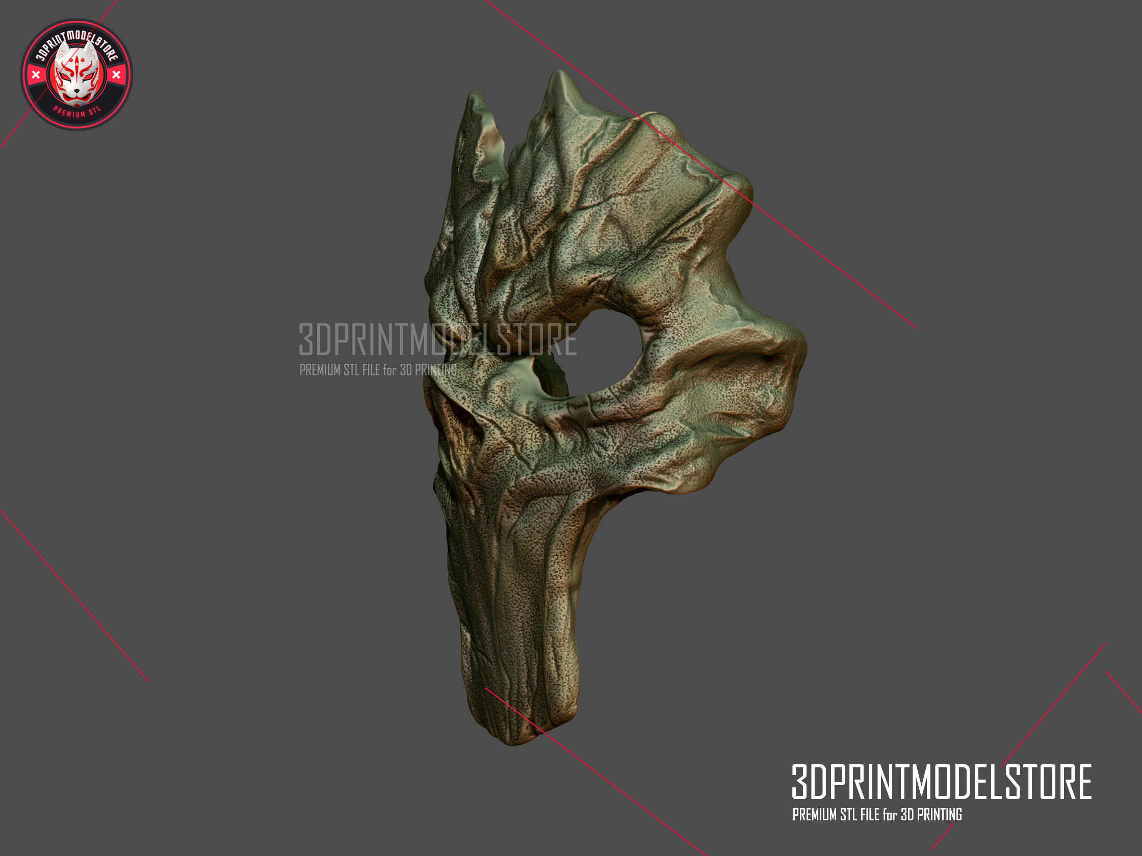 Darksiders Death Mask Cosplay Helmet STL 3D model 3D printable | CGTrader