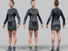 3D model 10 A-Pose Rig Ready Female Characters VR / AR / low-poly ...