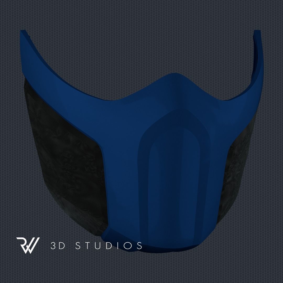 MK11 Sub-Zero Mask V3 - STL File 3D model 3D printable | CGTrader