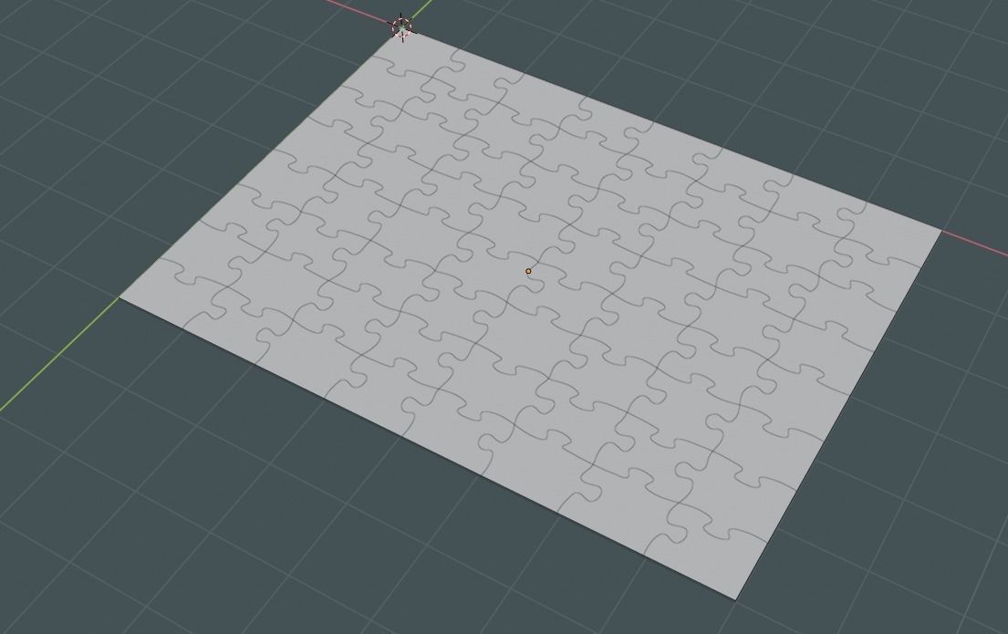 Animated Seamless Jigsaw puzzle photo 3D model animated | CGTrader