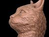 cat head 3D model 3D printable | CGTrader