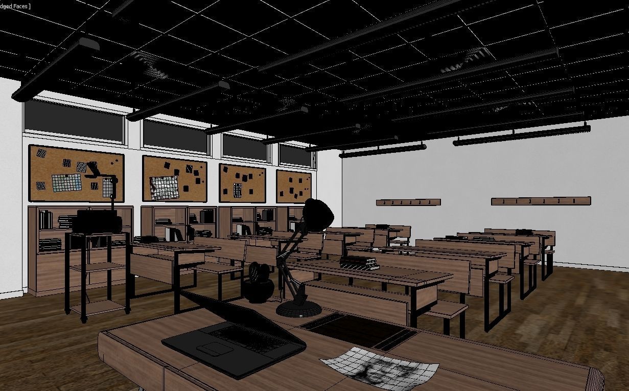 Elementary Classroom 3D model | CGTrader