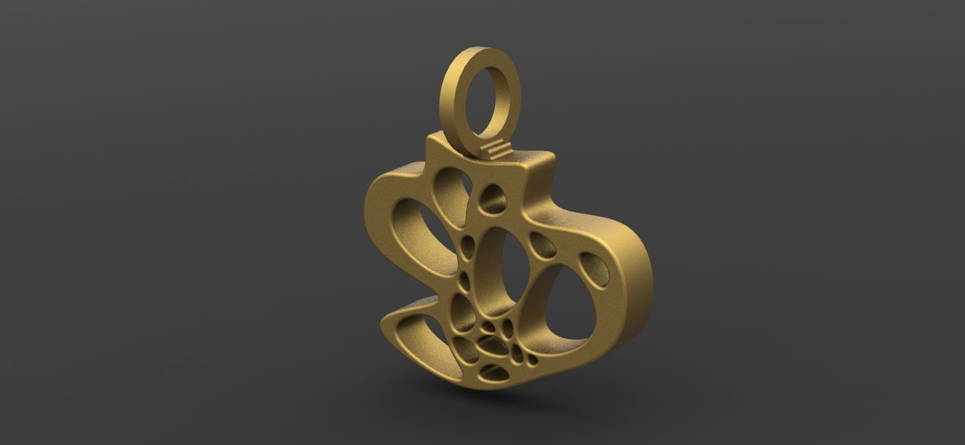 Watrer Pendant 3D model 3D printable | CGTrader