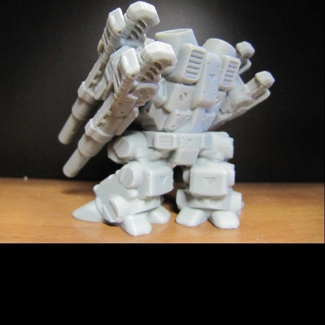 CHIBI-TECH SD - HEAVY METAL CHASSIS 3D model 3D printable | CGTrader