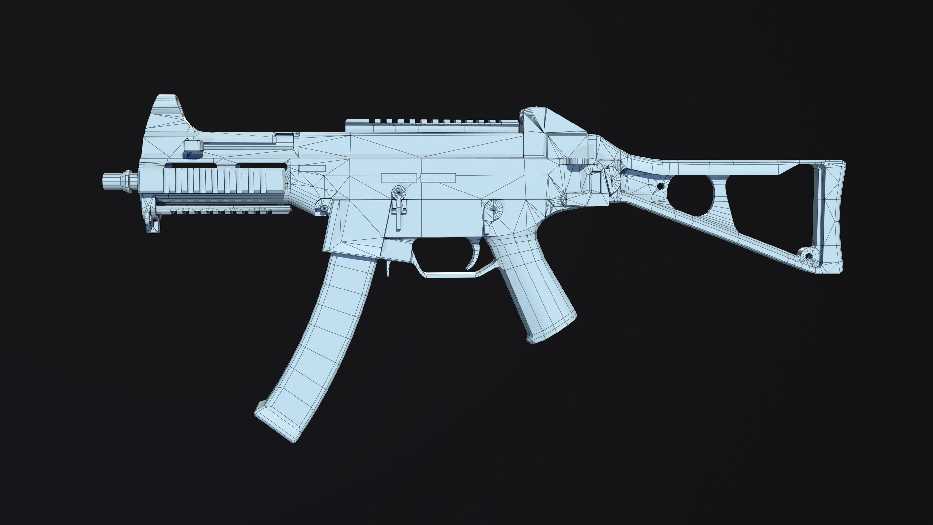 Collection SMG Gun Pack Bundle VR / AR / low-poly | CGTrader