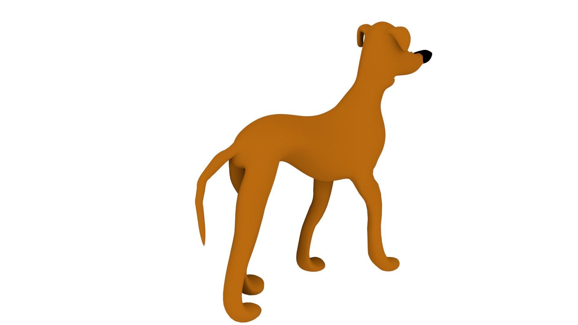 Pet Dog Santas little helper Simpsons 3D rigged Blender Free free 3D ...