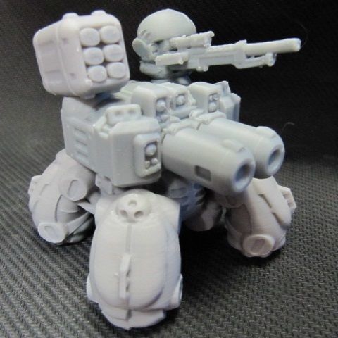 CHIBI-TECH SD - HAVOC CHASSIS 3D model 3D printable | CGTrader