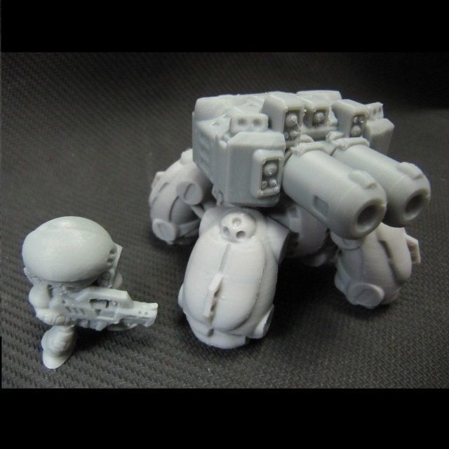 CHIBI-TECH SD - HAVOC CHASSIS 3D model 3D printable | CGTrader