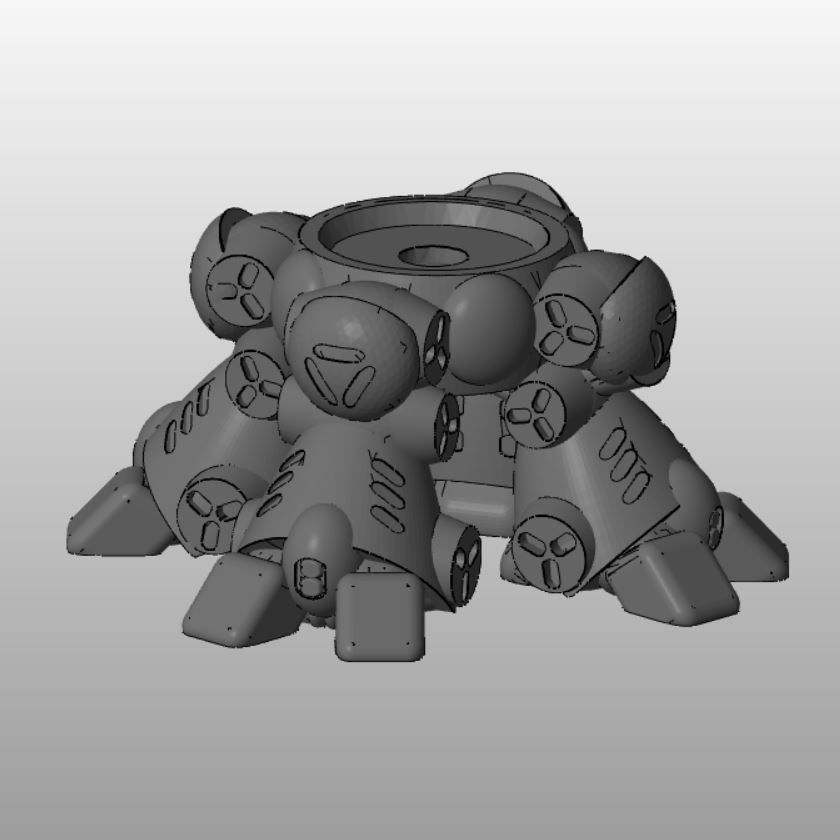 CHIBI-TECH SD - CENTURION CHASSIS 3D model 3D printable | CGTrader