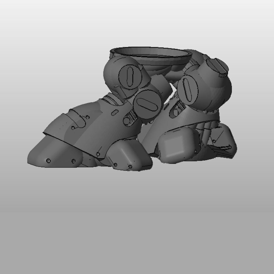CHIBI-TECH SD - HOPLITE CHASSIS 3D model 3D printable | CGTrader