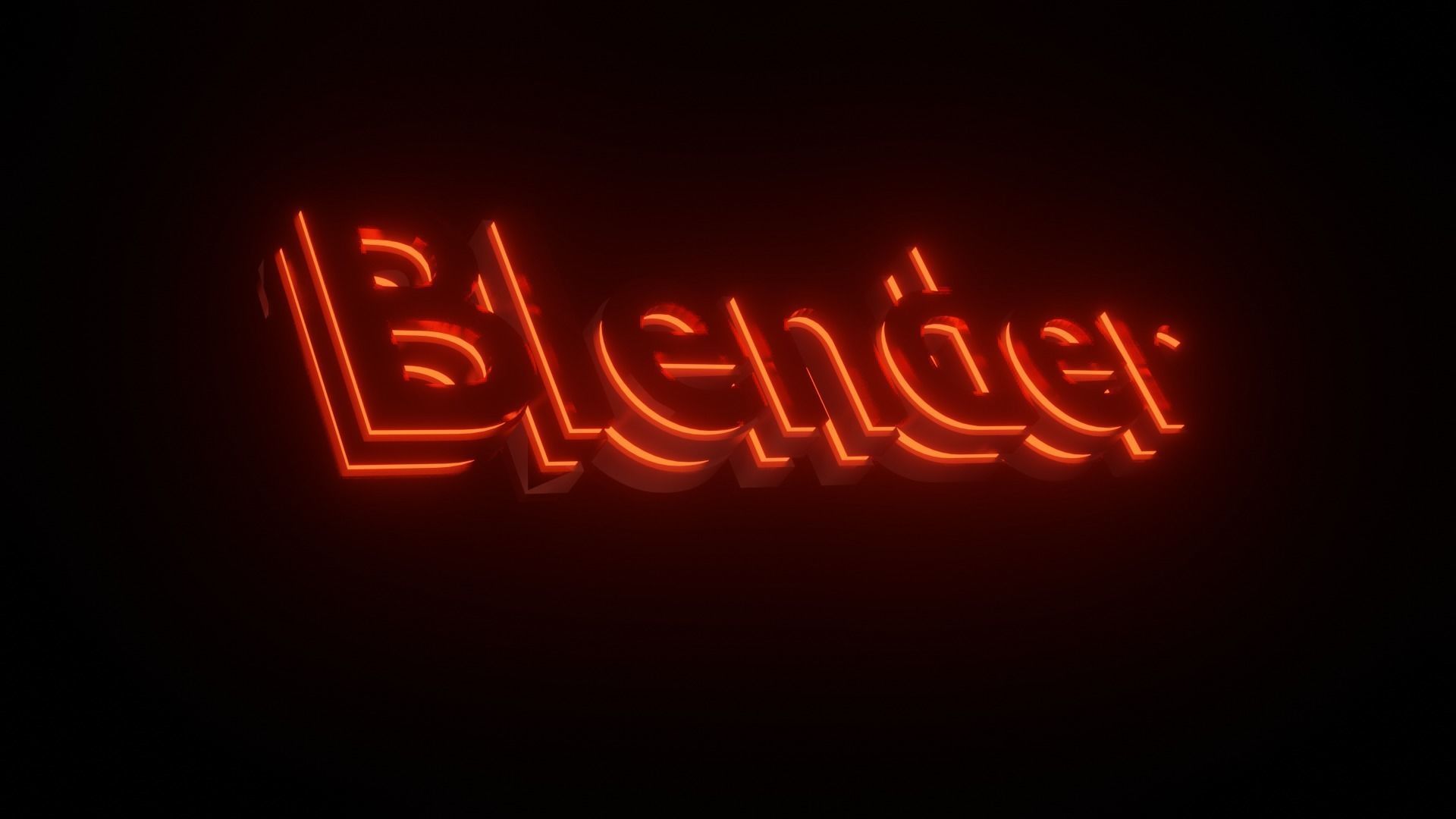 Blender Animation Logo free 3D model | CGTrader