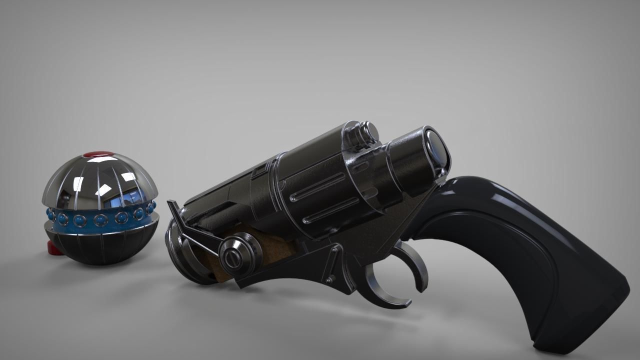 Eleena Daru Blasters from Star Wars the old republic 3D model 3D ...