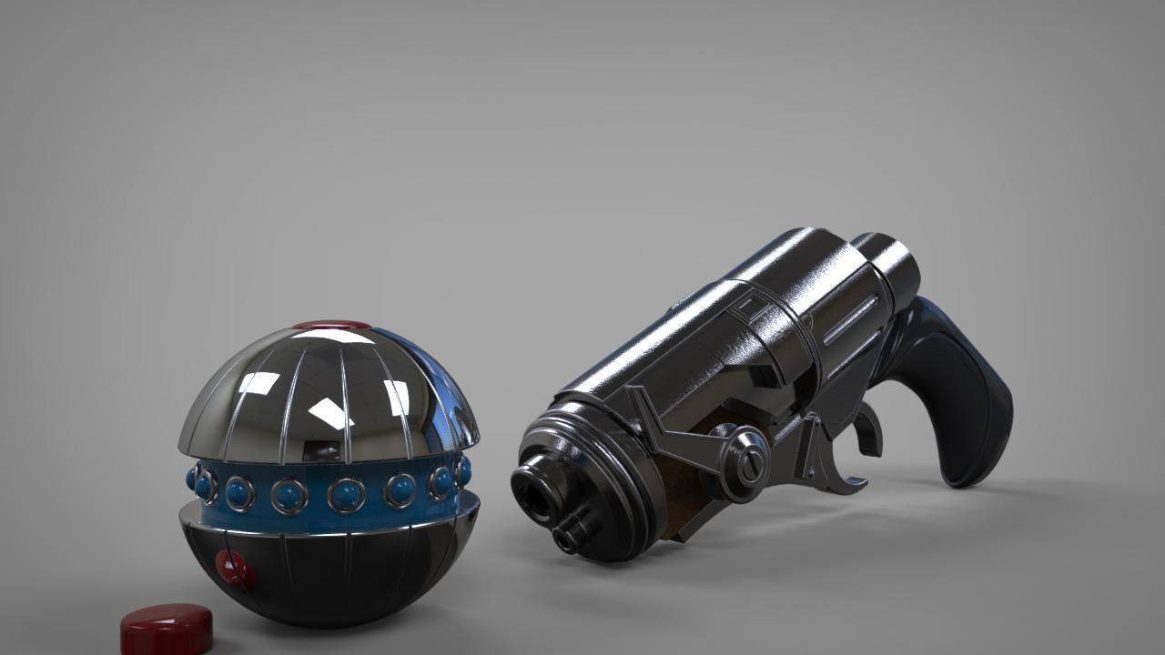 Eleena Daru Blasters from Star Wars the old republic 3D model 3D ...