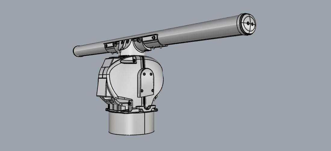 Naval radar 3D model 3D printable | CGTrader