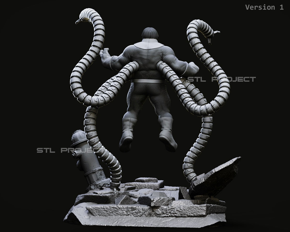 Dr Octopus Classic 3D model 3D printable | CGTrader