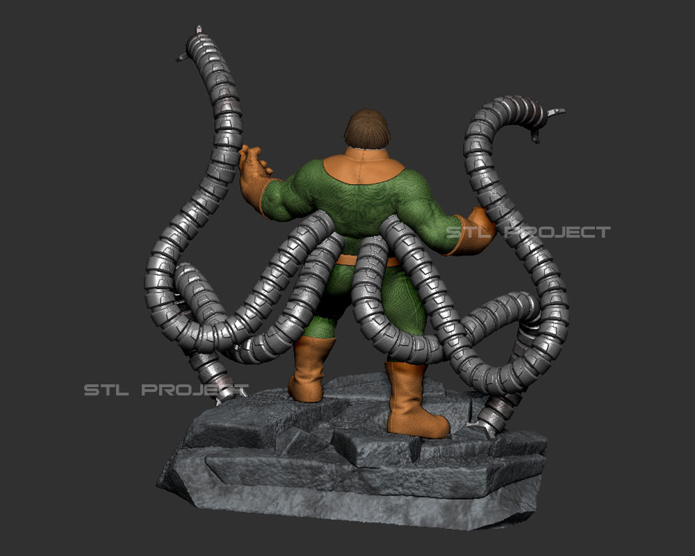 Dr Octopus Classic 3D model 3D printable | CGTrader